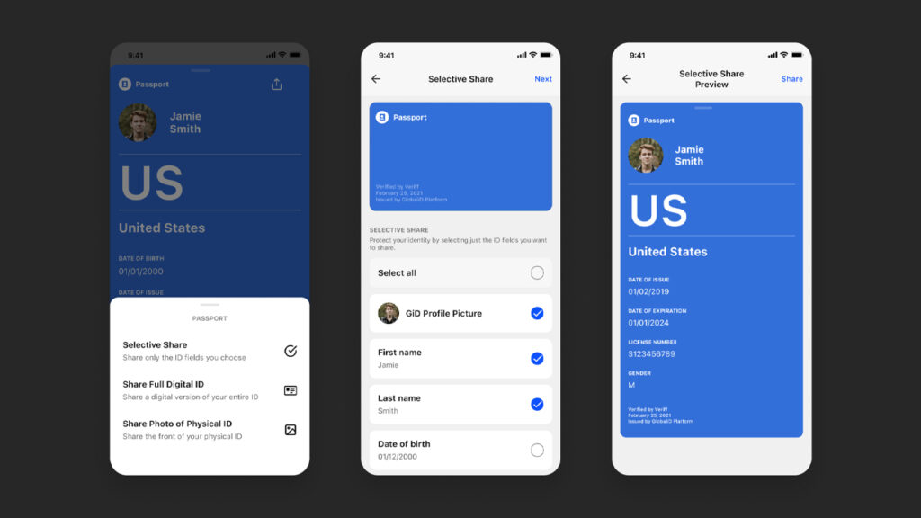 Launchpad: Introducing Selective Share – GlobaliD